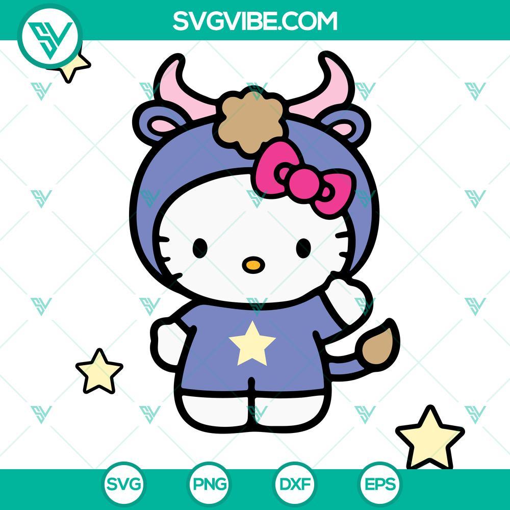 Kawaii Hello Kitty Strawberry SVG File